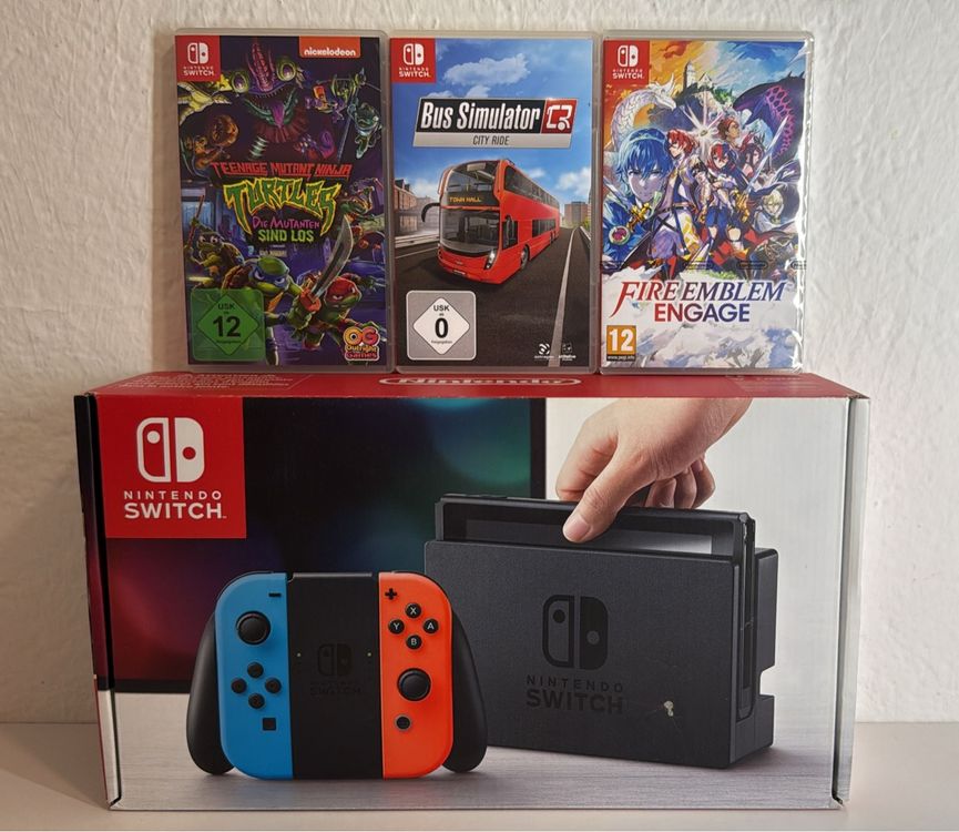 Nintendo Switch with Games - Like New Condition! (Gebraucht) in ...
