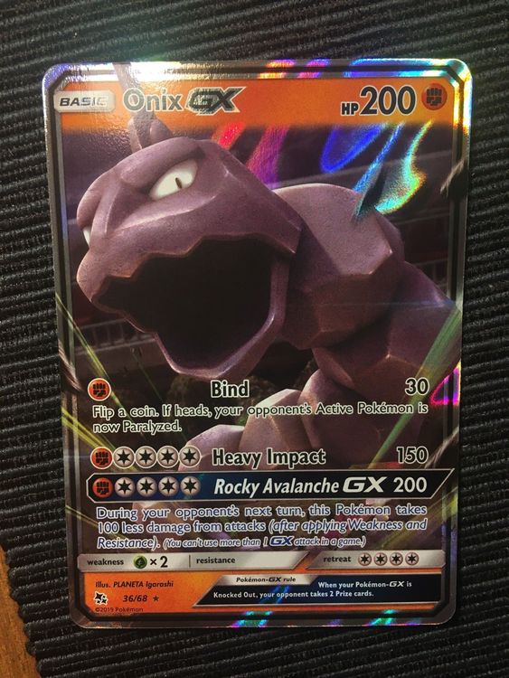 Pokemon Onix GX Hidden Fates | Kaufen auf Ricardo