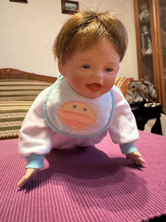 Sammlerpuppe Baby „Happiness“ – Hildegard Günzel Sammlerfigu (Gebraucht ...