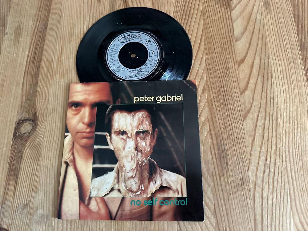 PETER GABRIEL GENESIS rare No Self control UK Single Kult (Gebraucht ...