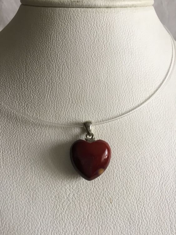 Anhänger Herz aus Mookait | Kaufen auf Ricardo