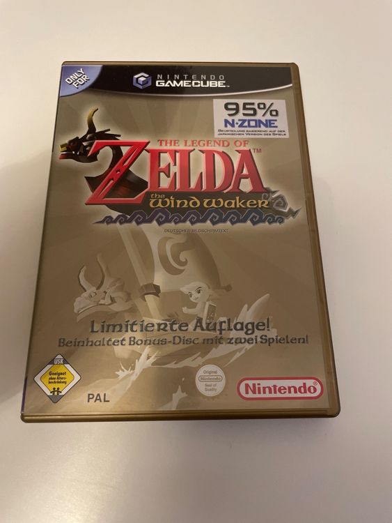 Zelda The Windwaker Limitierte Auflage Disc Gamecube OVP (Gebraucht) in ...