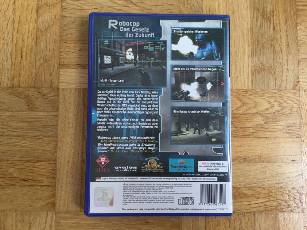 Robocop PS2 (Gebraucht) in Basel für CHF 4.9 – mit Lieferung auf ...