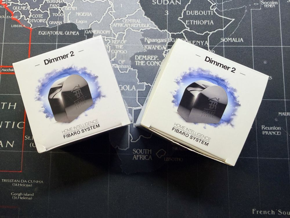 2 x Fibaro Dimmer 2 / Universaldimmer Z-Wave Plus (Neu und ...