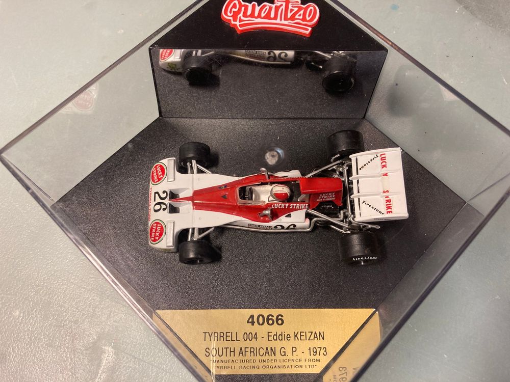 1/43 Quartzo 4066 Tyrrell 004 Ford Südafrika GP 1973 Keizan (Gebraucht) in Langendorf für CHF 22 ...