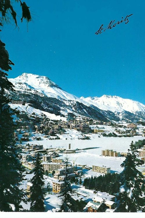 ST. MORITZ im Winter, 1970, (Hans Steiner) (A) | Kaufen auf Ricardo