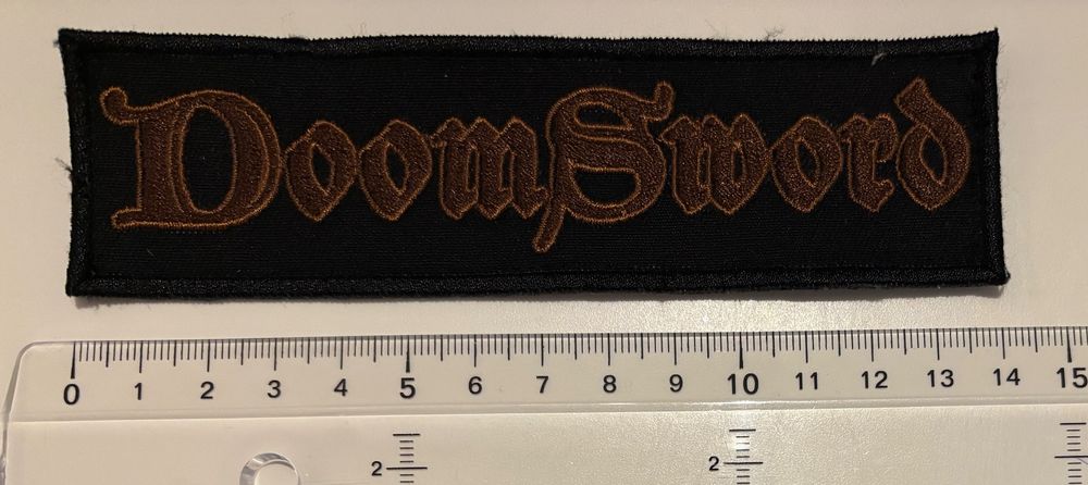 DOOMSWORD Patch Aufnäher Epic Doom Metal Heavy Metal scald (Gebraucht ...