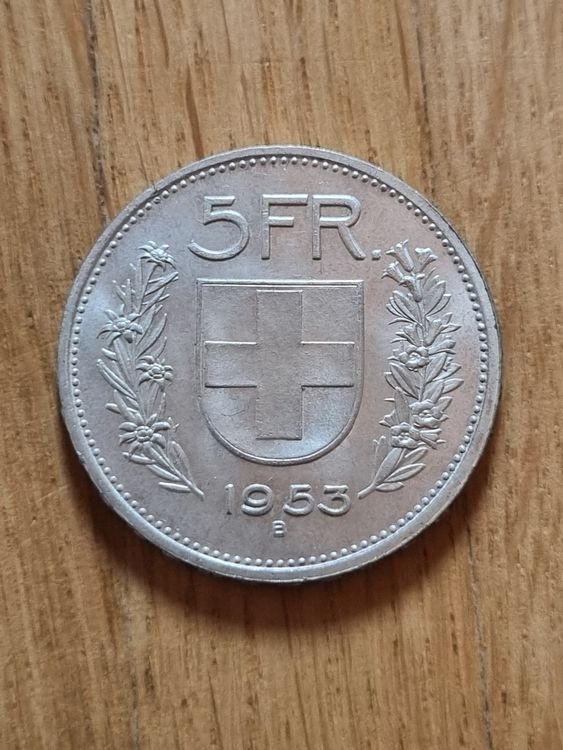5 Franken 1953 unz. - Top-Stück (Gebraucht) in Mels für CHF 20 – mit Lieferung auf Ricardo kaufen
