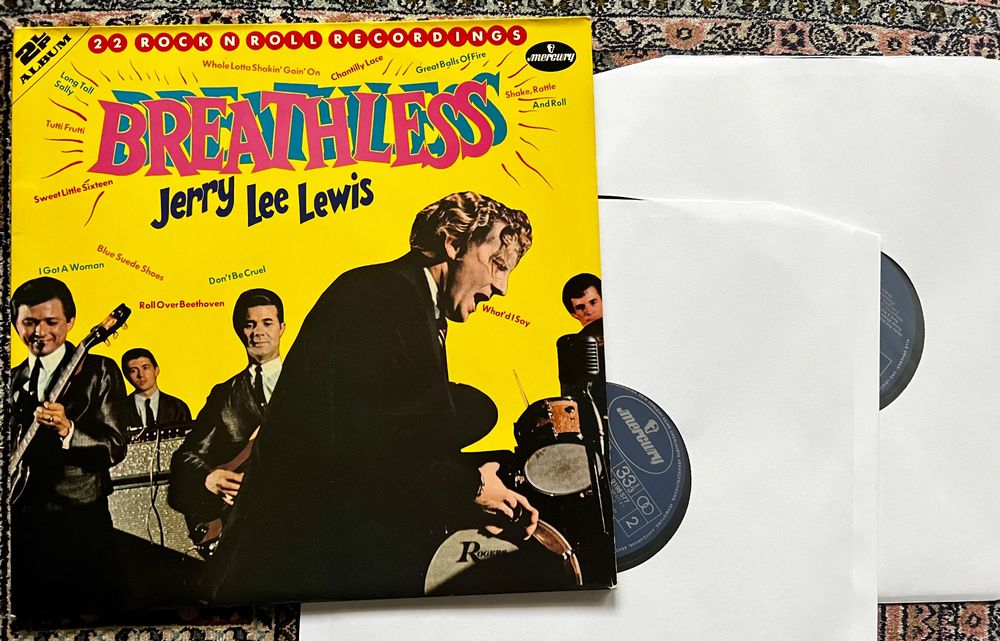 Jerry Lee Lewis – Breathless - RARE DDR 2 LPs GEWASCHEN | Kaufen auf ...