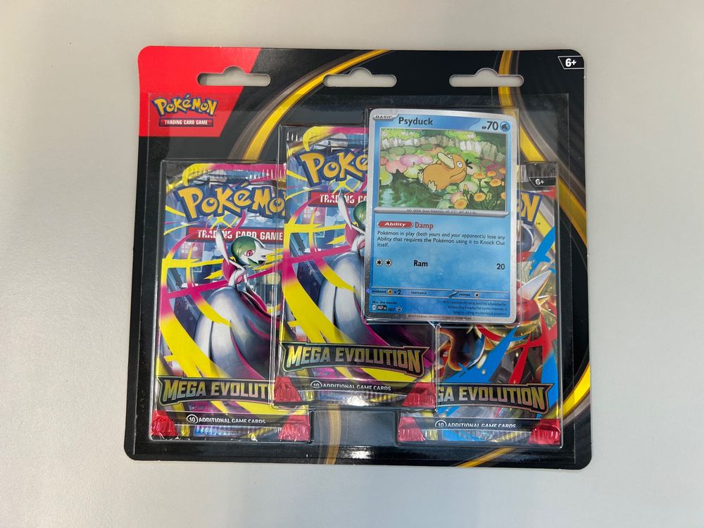 Pockemon Mega Evolution 3 Pack Blister / Englisch / Neu&OVP (Neu und ...