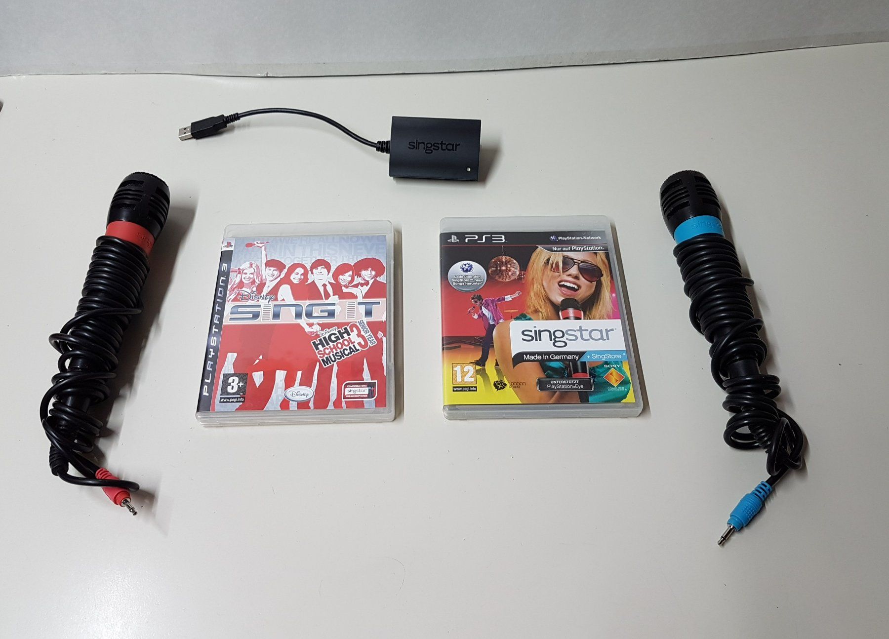 SingStar Made in Germany + Sing IT mit 2 Mikrofone für PS3 (Gebraucht ...
