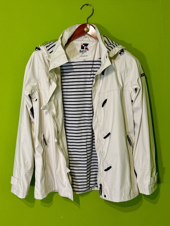 BATELLA Segeljacke Übergangsjacke Gr. 40 weiss (Gebraucht) in Basel für ...