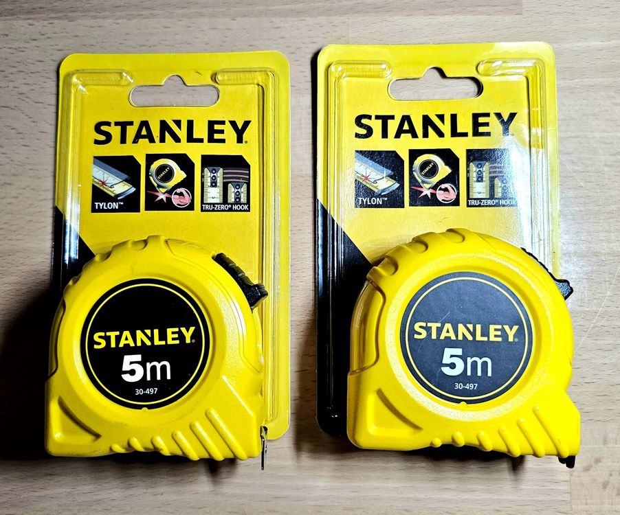 Set 2 Stk.Stanley Rollmeter 5 Meter | Kaufen auf Ricardo