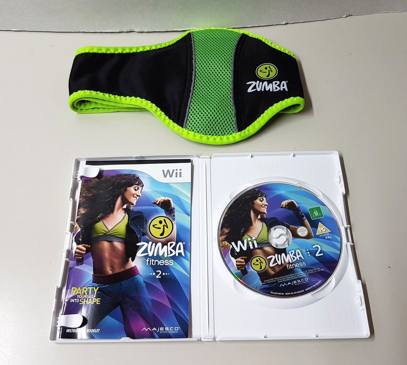 Zumba Fitness 2 Party inkl. Gürtel für Wii / in Englisch (Gebraucht) in ...