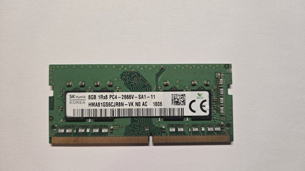 Hynix 8GB RAM PC4-2666V SO-DIMM Laptop Arbeitsspeicher (Gebraucht) in ...