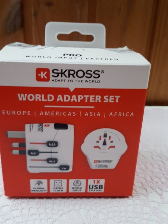 World Adapter Set ganze Welt ,, 1x gebraucht (Gebraucht) in Arlesheim ...