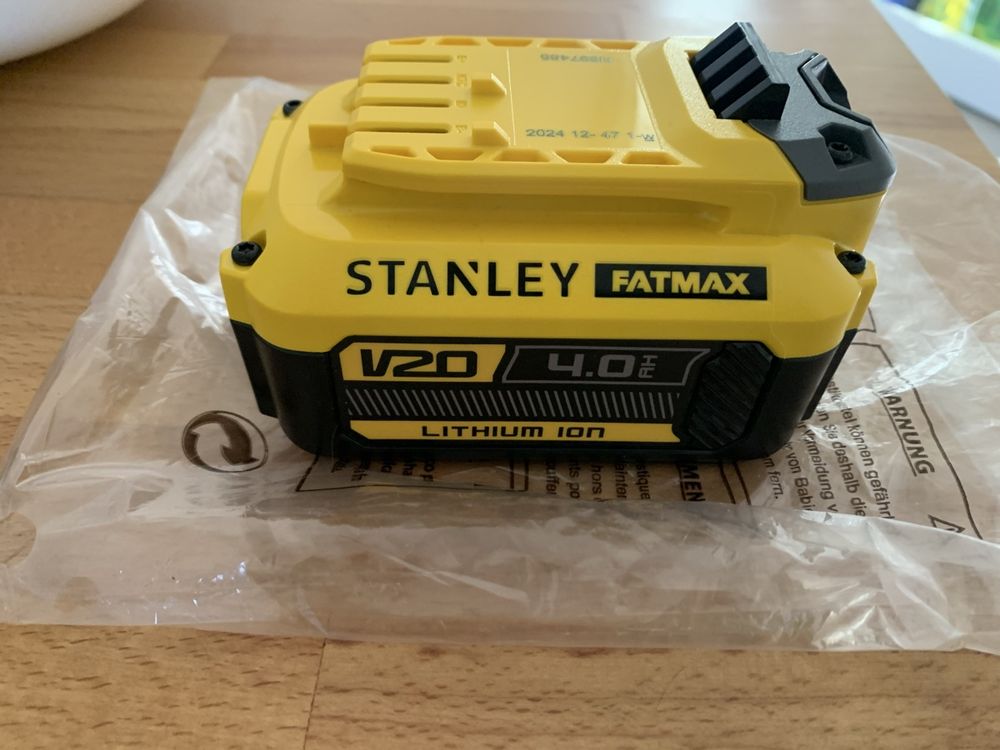 Stanley Akku 18v 4.0Ah Fatmax V20 Neuwertig (Neu (gemäss Beschreibung)) in Zürich für CHF 65 ...