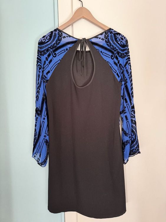 Hale Bob Dress S Royal Blue Velvet Sequin Cocktail Boho M (D'occasion ...