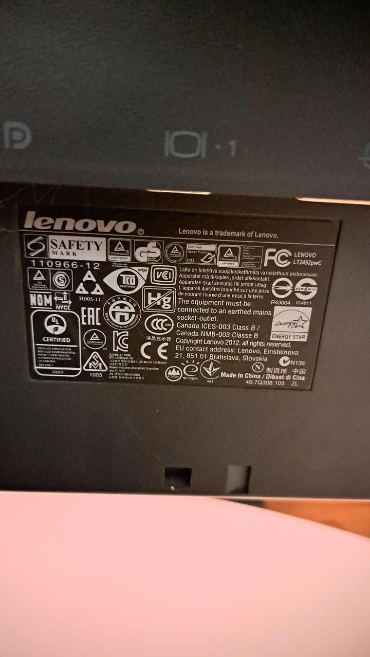 Lenovo ThinkVision LT2452p Wide 24" LCD Monitor (Gebraucht) in Basel ...