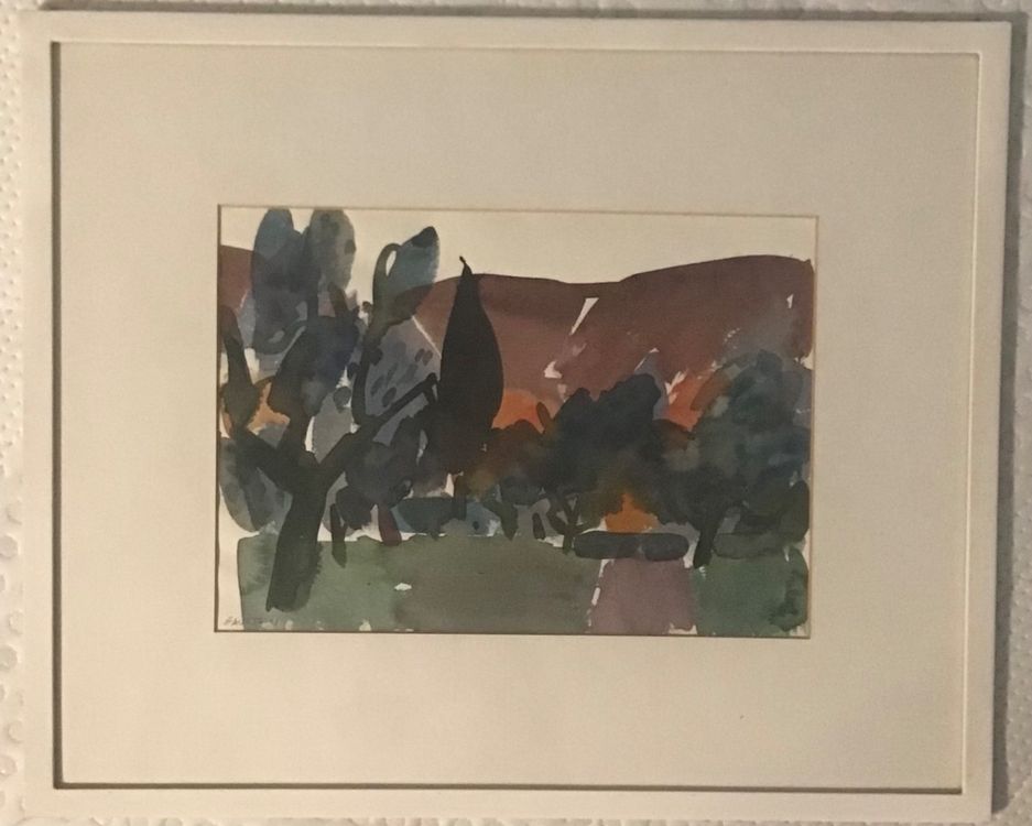 Rolf GAUTSCHI (1932) Landschaft Aquarell Signiert (Gebraucht) in Root ...