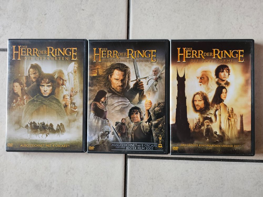 Der Herr der Ringe - Teile 1 - 3 (Gebraucht) in Schneisingen für CHF 5 ...