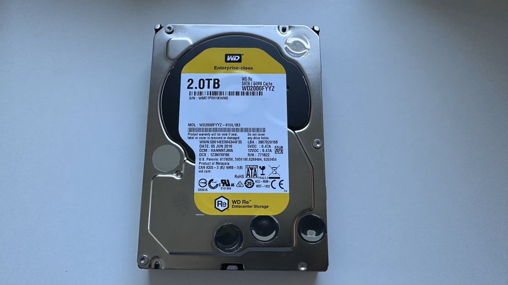WD RE Enterprise 2 TB (WD2000FYYZ) #1KWN8 | Kaufen auf Ricardo