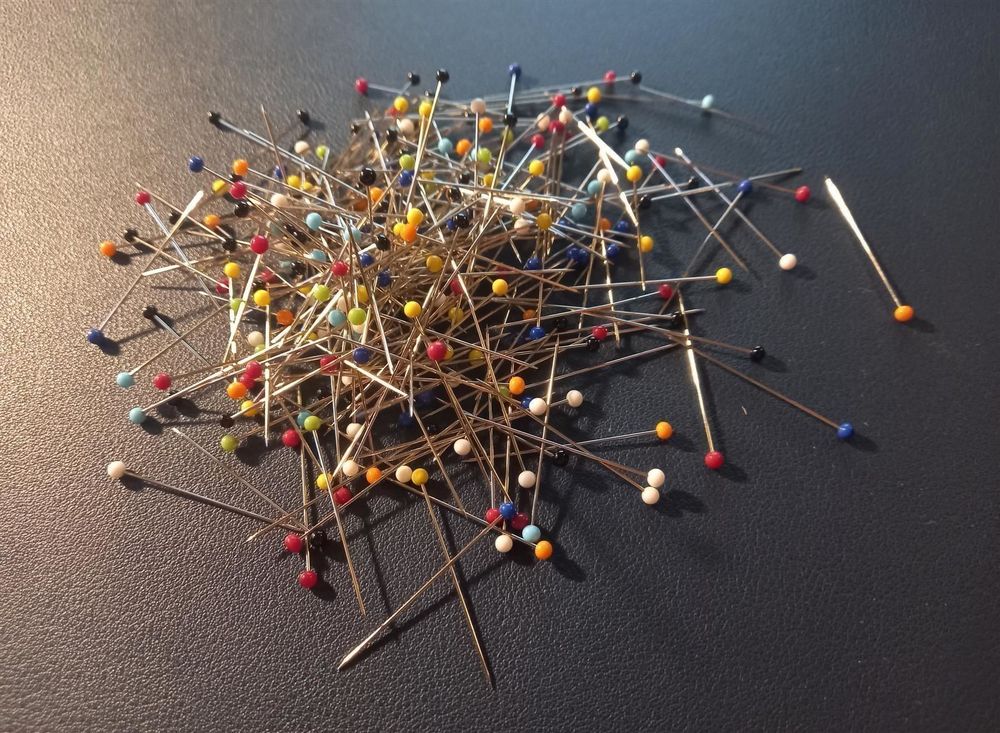 1000x Stecknadel runder Kopf Nähen / Épingle pour couture (Neu und originalverpackt) in Lausanne ...