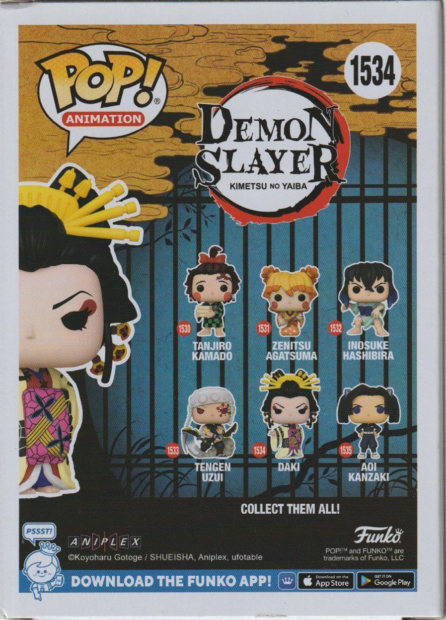 FUNKO POP! ANIMATION 1534 DAKI - DEMON SLAYER (Neu und originalverpackt ...
