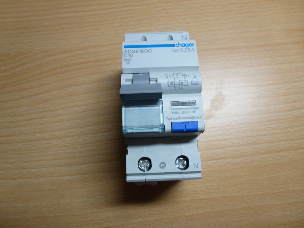 FI-LS C16 30mA Hager (Gebraucht) in Hombrechtikon für CHF 39.95 – mit ...