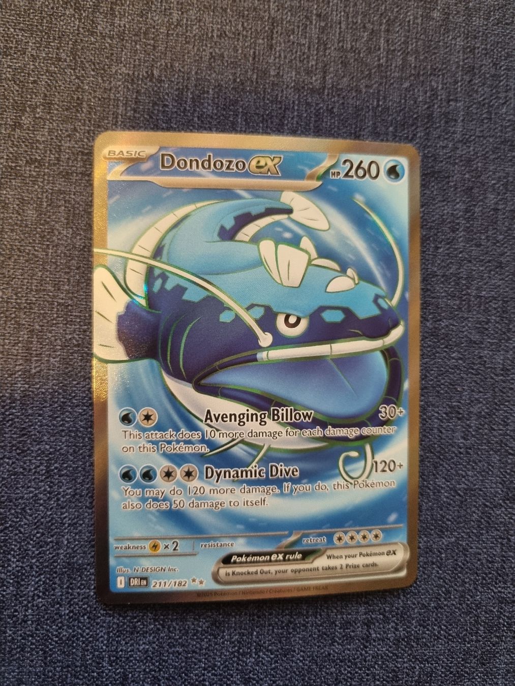 Pokemon Dondozo ex 211/182 Team Rocket EN NM (Neu (gemäss Beschreibung ...