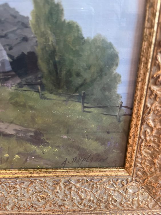 Tableau LAVAUX signé À.. Duplain 1890/1978 Suisse (Gebraucht) in ...