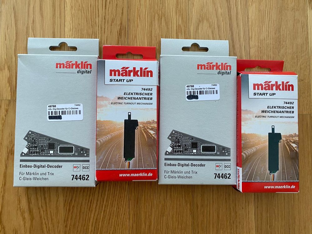 Moteurs d'aiguillage électrique Märklin 74492 avec décodeurs | Kaufen ...
