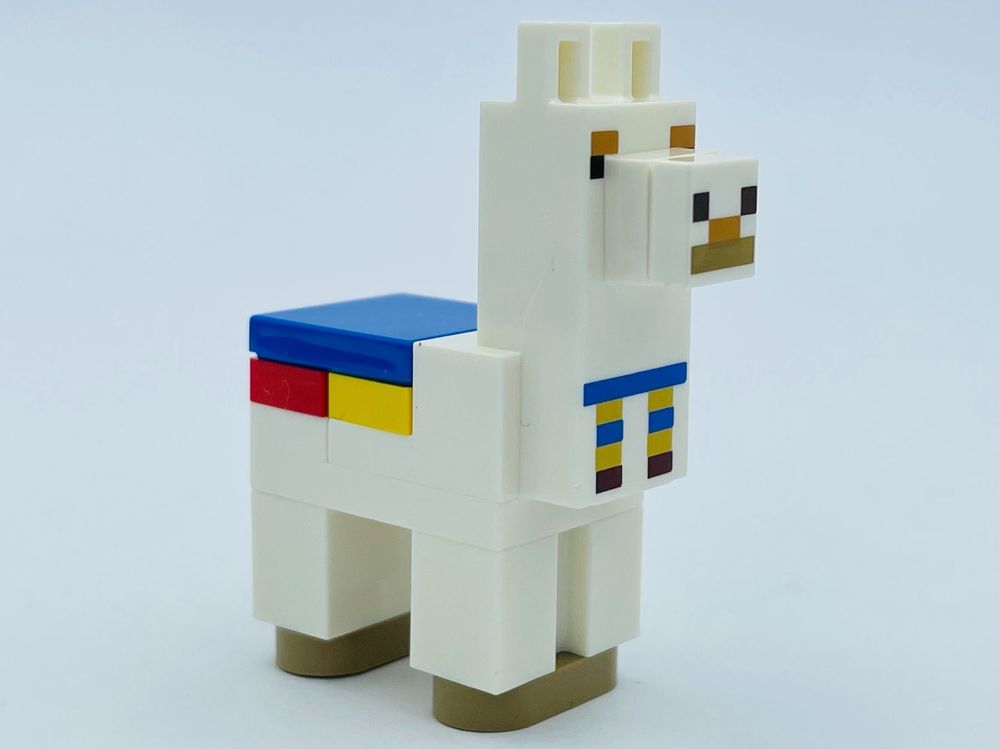 Minecraft Alpaca / Llama, White - Brick Built (minellama02) (Neu ...