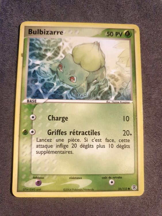 Bulbizarre - 55/112 - EX Rouge Feu & Vert Feuille - EX - FR | Kaufen ...