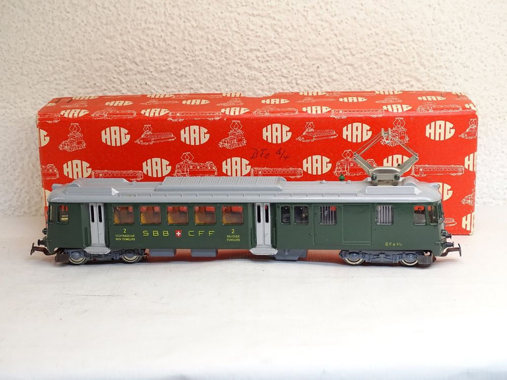 Hag 150 SBB Triebwagen BFe4/4, Grün, 1408, H0,WS/AC,OVP (Gebraucht) in Wohlen AG für CHF 121 ...