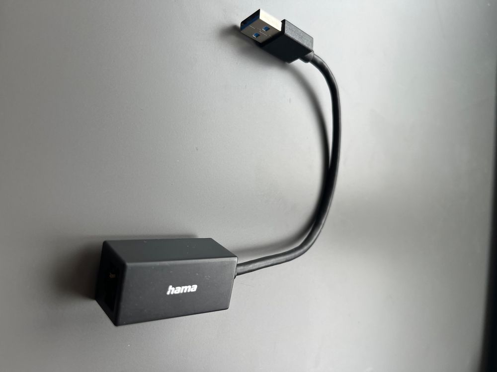 Hama USB-Adapter »Netzwerk-Adapter USB-Stecker-LAN (Gebraucht) in Basel ...