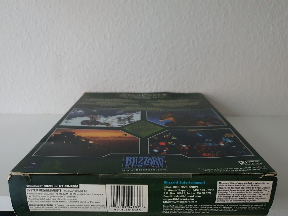 PC Game StarCraft: Brood War (1998) US Big Box Klappcover | Kaufen auf Ricardo