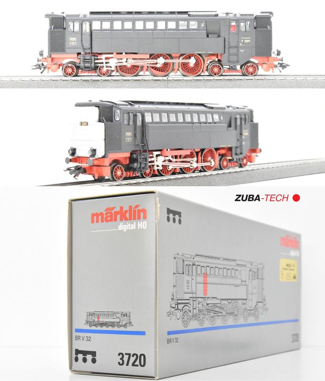 Märklin 3720 Diesellok BR V 32 DRG WS H0 mit OVP (Gebraucht) in St ...