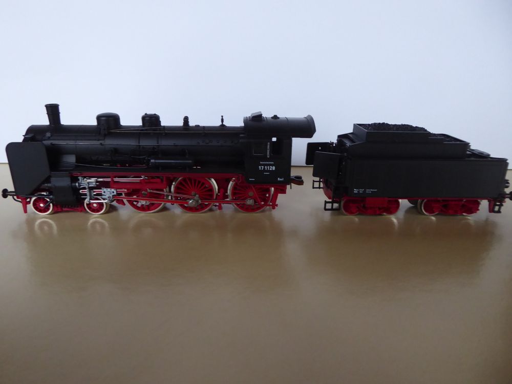 H0 DB Dampflokomotive BR 17 (S10) / Roco 04125 B, DC / OVP (Gebraucht ...