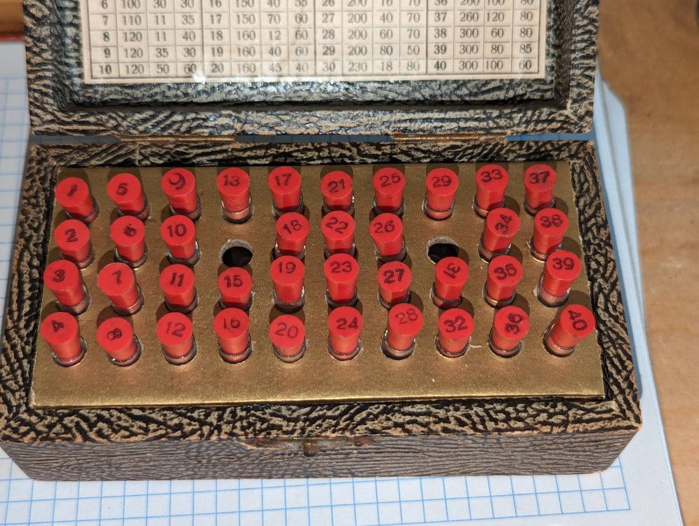 Messing Einpresslager / Bouchons Laiton / Seitz/Bergeon Box (Gebraucht ...