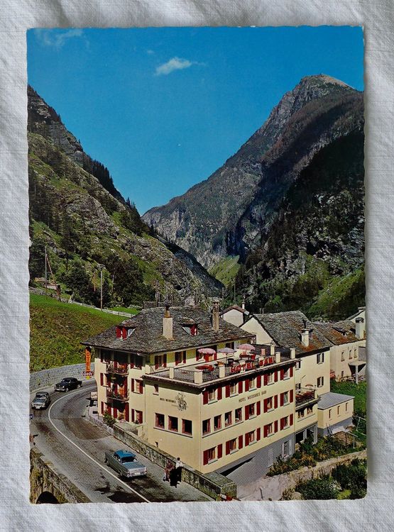 AK SIMPLONSTRASSE VS, Hotel Weissmies Gabi (Gebraucht) in Wallisellen für CHF 5 – mit Lieferung ...
