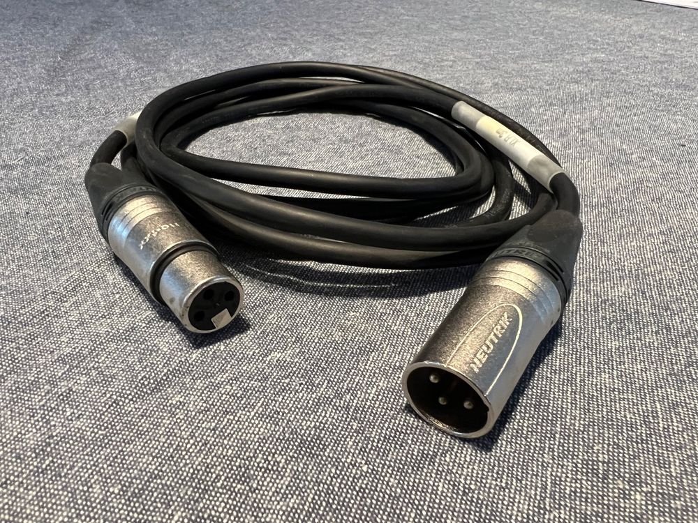 3-Pol XLR Kabel 3m AB 1.- (Produkt 6) (Defekt) in für CHF 5 – mit ...