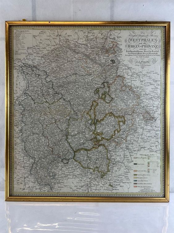Landkarte Westphalen und die Rhein-Provi (Gebraucht) in Neuhausen am ...