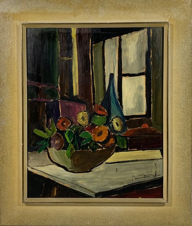 Stilleben Gemälde unleserlich Signiert | Kaufen auf Ricardo