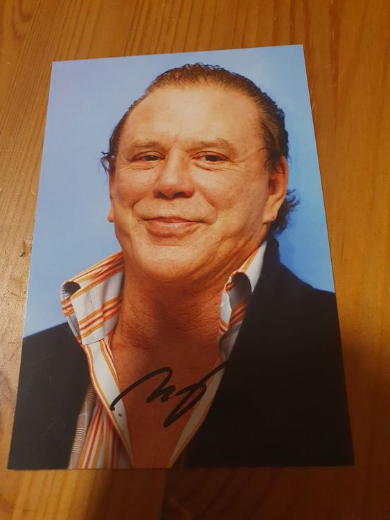 Mickey Rourke original signiertes Foto | Kaufen auf Ricardo