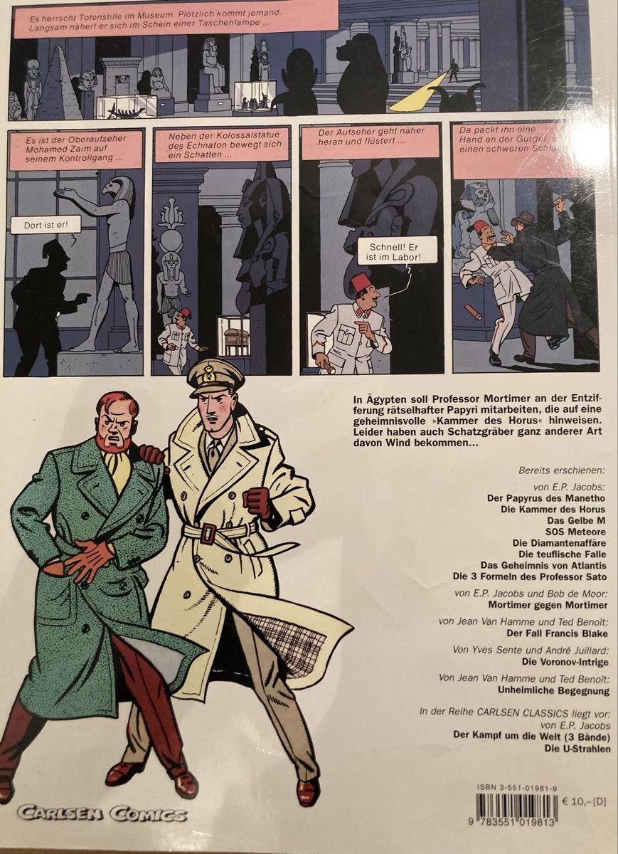Blake und Mortimer: Das Geheimnis der grossen Pyramide Comic (Gebraucht) in Hunzenschwil für CHF ...