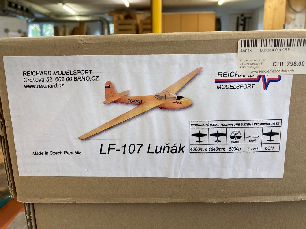 Segelflugmodell LUNAK 4m von Reichard Modellsport | Kaufen auf Ricardo