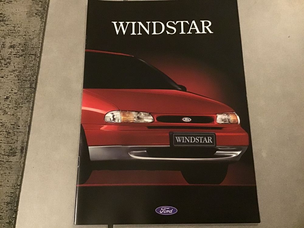Ford Windstar Verkaufsprospekt 16 Seiten April 1995 (Gebraucht) in ...