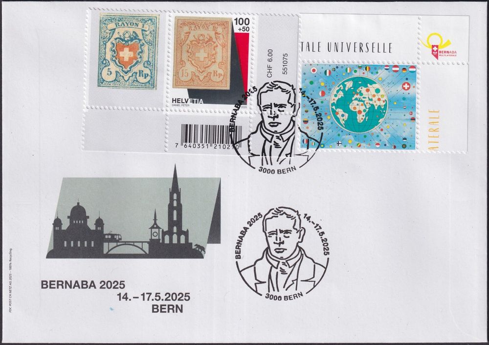 2025, BERNABA MARKE aus BLOCK +Vignette, Seltenheit (7) (Gebraucht) in ...