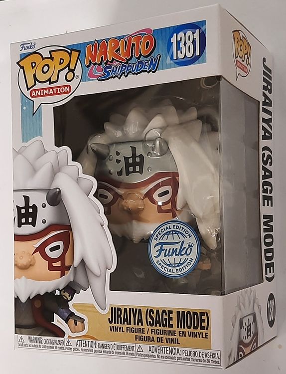Funko Pop Jiraiya (Sage Mode) 1381 Naruto Shippuden (Neuf avec ...